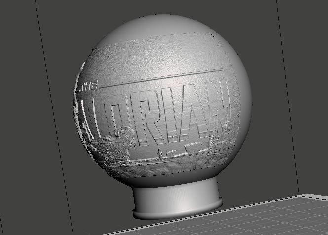 Free OBJ file The Mandalorian Litho Sphere・3D printing design to download・Cults